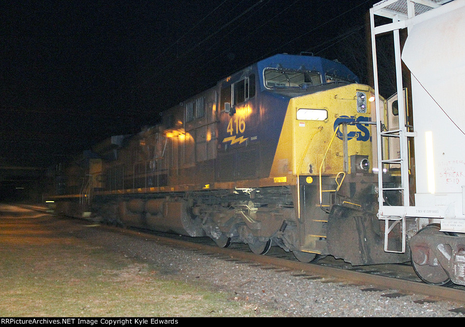CSX AC4400CW #416 on Q409-22